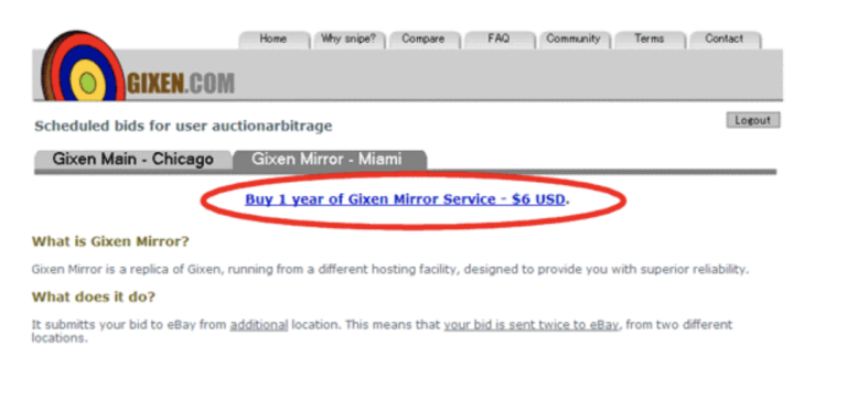 ebay無料自動入札ツール『GIXEN』の設定から使用方法の手順を解説